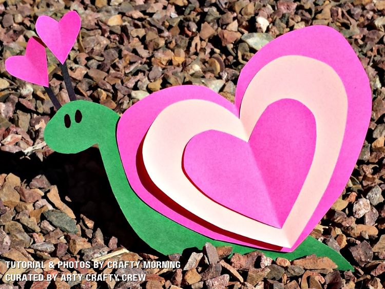 6 DIY Paper Heart Crafts For Preschool - Arty Crafty Crew