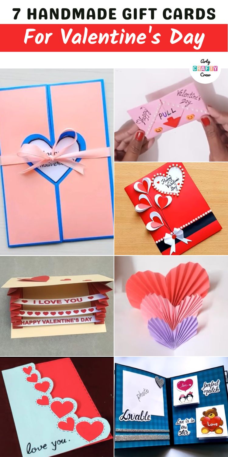 7 Handmade Valentine's Card Gift Ideas For Your Loved Ones - Arty ...