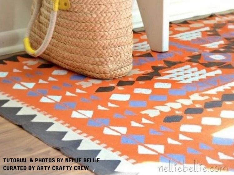 7 Cheap DIY Area Rugs To Make At Home - Arty Crafty Crew