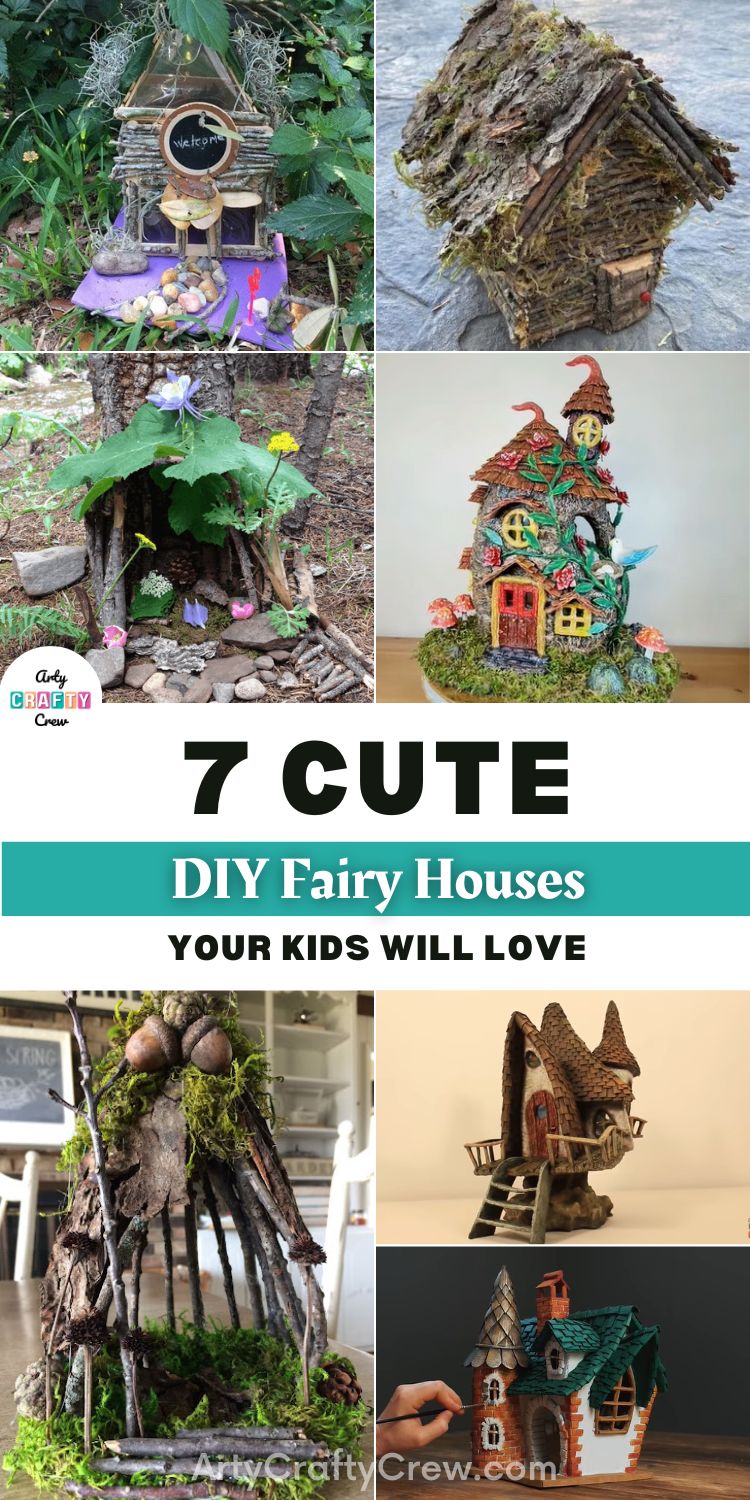 7 Cute DIY Fairy Houses Your Kids Will Love - Arty Crafty Crew
