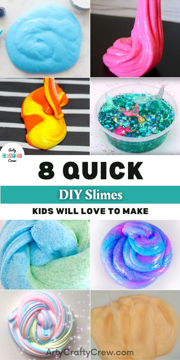 8 Quick DIY Slime Kids Will Love to Make - Arty Crafty Crew