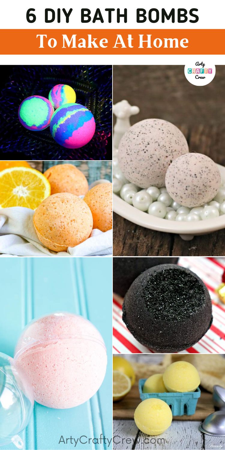 6 Homemade Bath Bomb Recipes You Can Make At Home - Arty Crafty Crew
