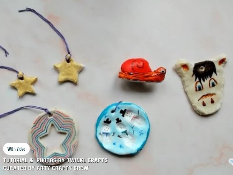 7 Easy Salt Dough Recipes For Ornaments and Handprints - Arty Crafty Crew