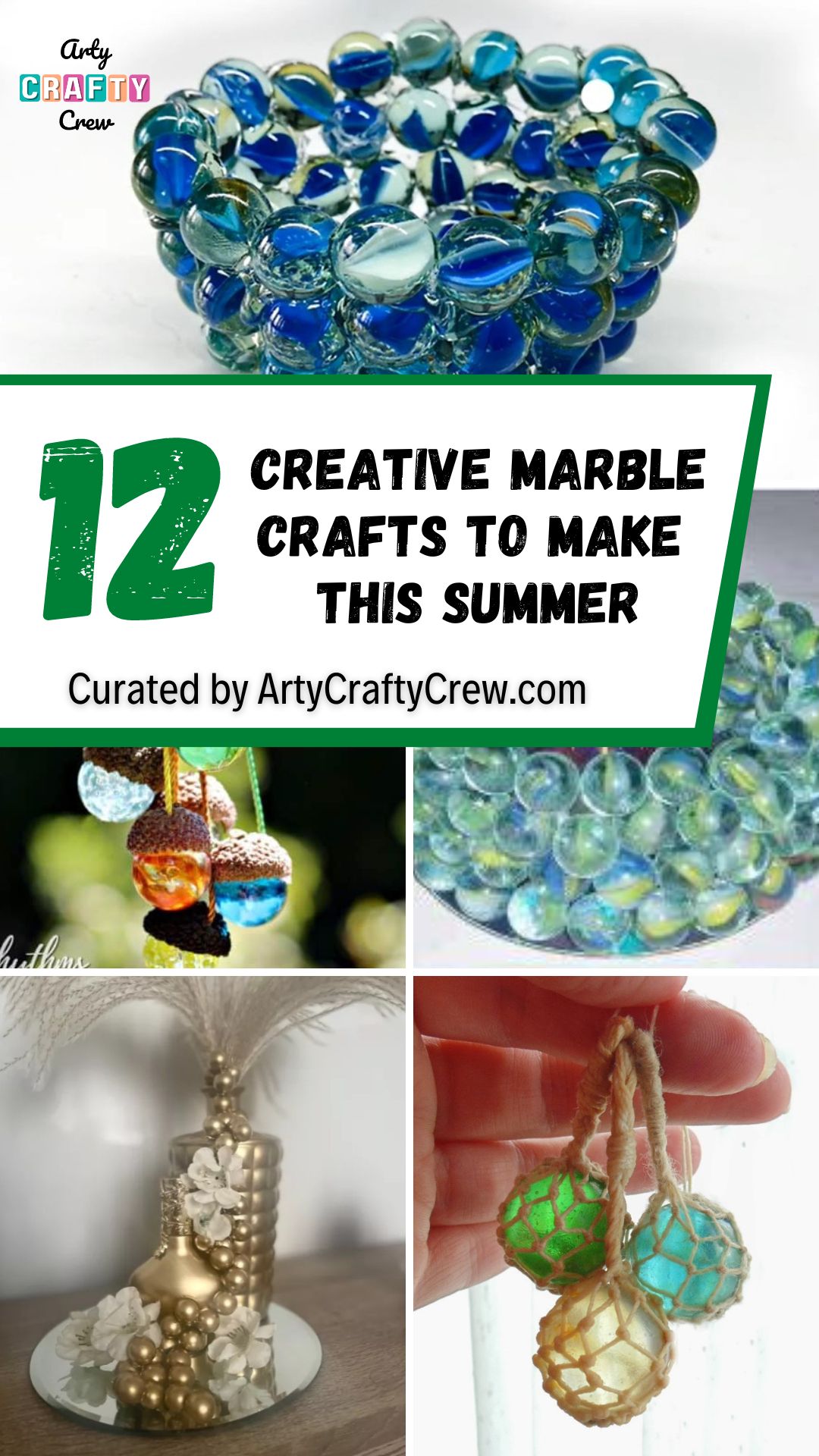 12 Creative Marble Crafts To Make This Summer - Arty Crafty Crew