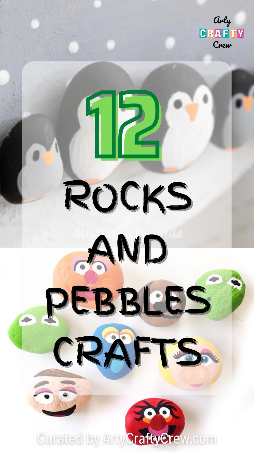 12 Amazing Crafts With Rocks And Pebbles For Your Garden - Arty Crafty Crew