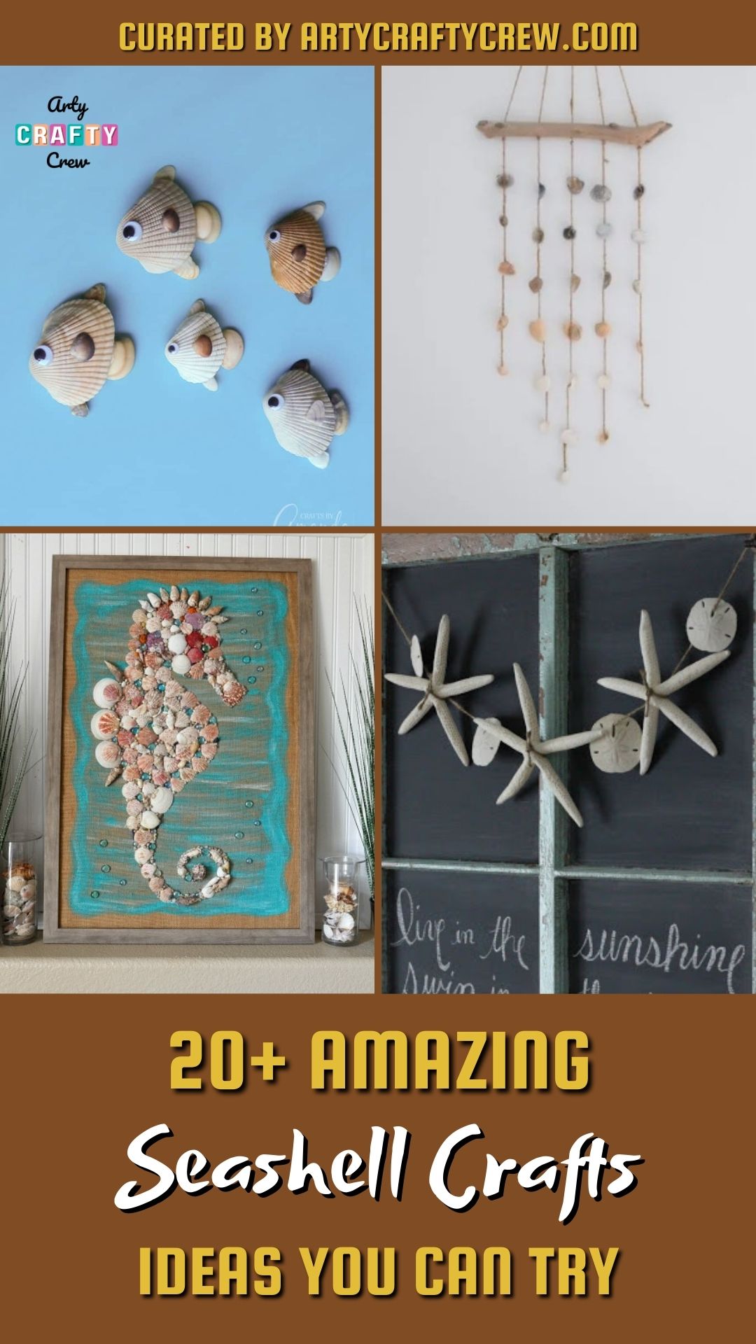 21 Amazing Seashell Crafts Ideas You Can Try - Arty Crafty Crew