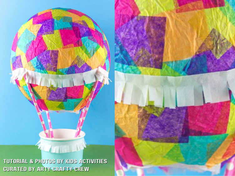 19 Interesting Tissue Paper Crafts Ideas For Kids - Arty Crafty Crew
