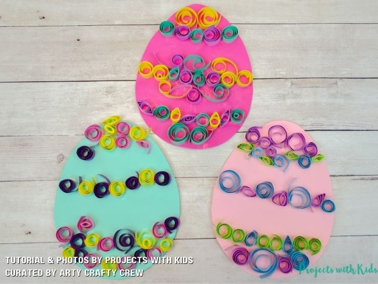 20 Creative Paper Easter Eggs Craft Ideas - Arty Crafty Crew