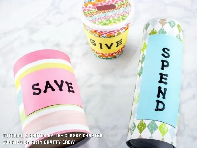 18 Fun DIY Piggy Banks For Kids and Adults - Arty Crafty Crew