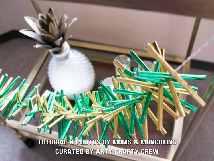 Get Festive With These 10 Holiday Straw Garlands - Arty Crafty Crew