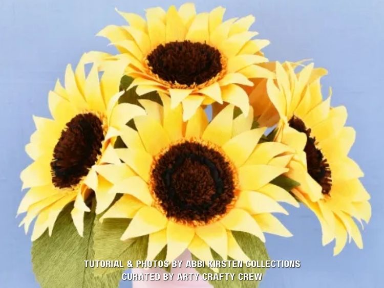 16 Beautiful Paper Flowers Easy Tutorials - Arty Crafty Crew