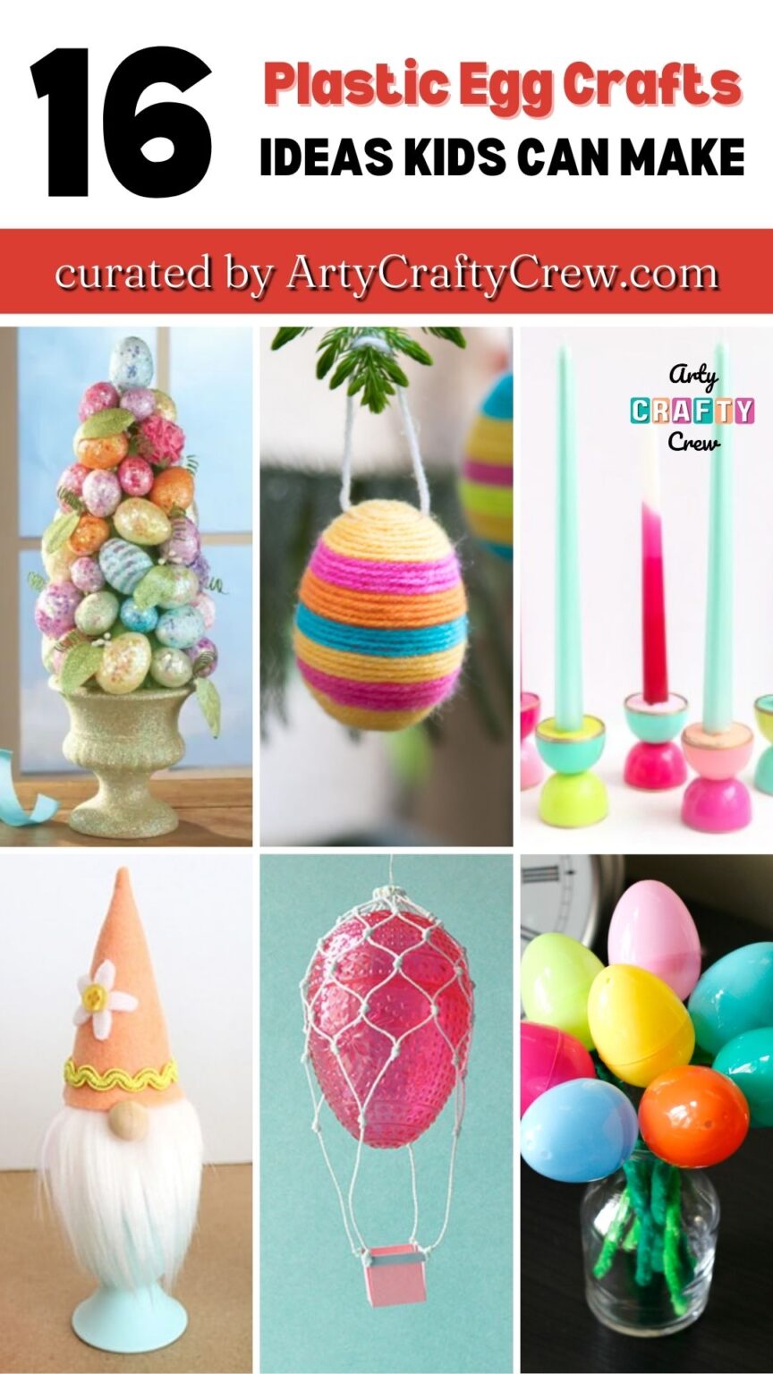 16 Plastic Egg Craft Ideas Kids Can Make - Arty Crafty Crew