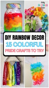 DIY Rainbow Decor: 15 Colorful Pride Crafts to Try - Arty Crafty Crew