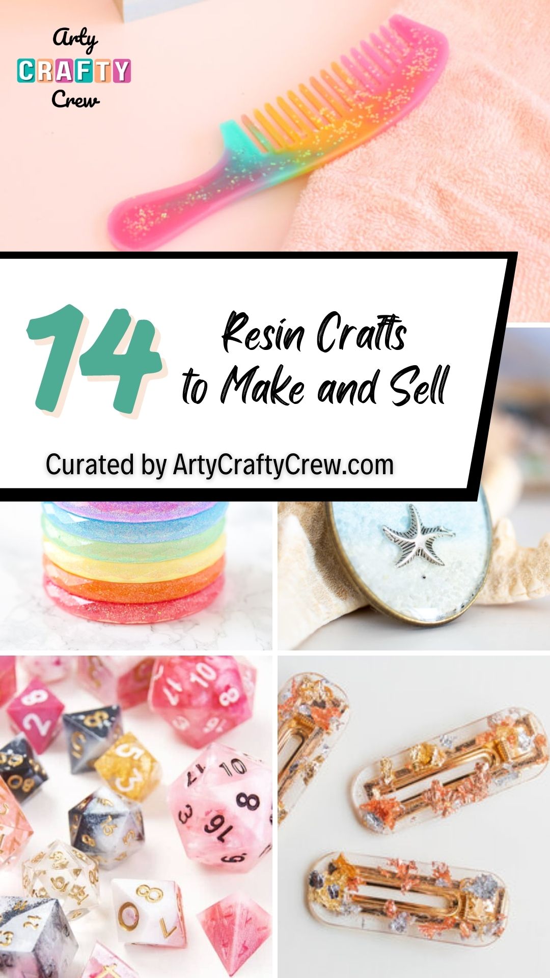 14 Cool Crafts With Resin You Can Do At Home - Arty Crafty Crew