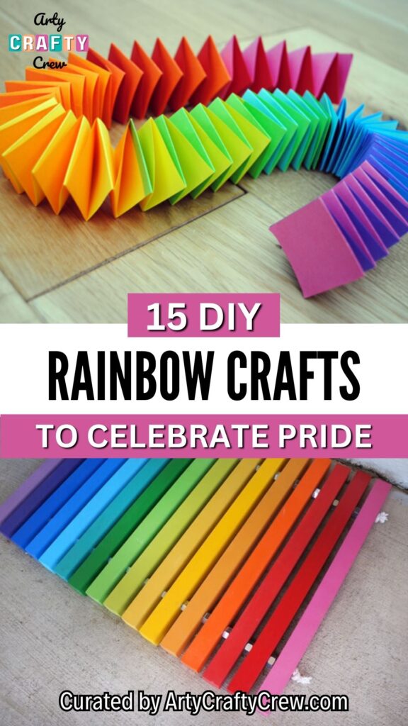 DIY Rainbow Decor: 15 Colorful Pride Crafts to Try - Arty Crafty Crew