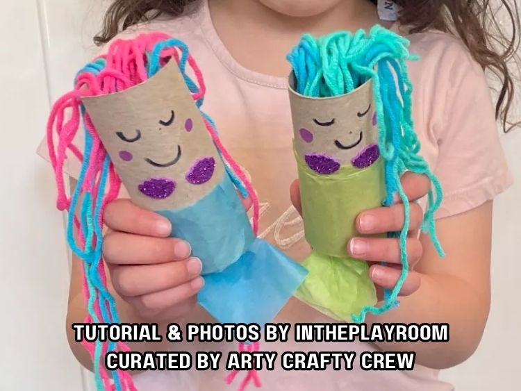 Under The Sea Themed Party Props: 12 Mermaid DIY Crafts - Arty Crafty Crew