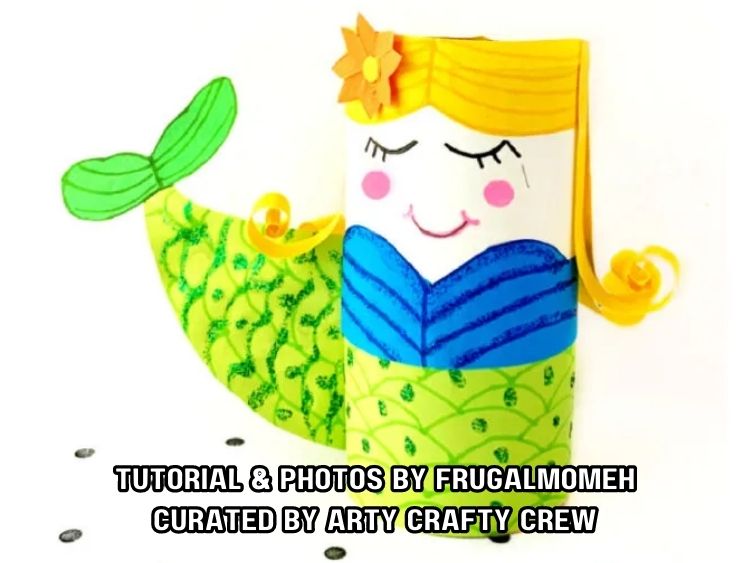 Under The Sea Themed Party Props: 12 Mermaid DIY Crafts - Arty Crafty Crew