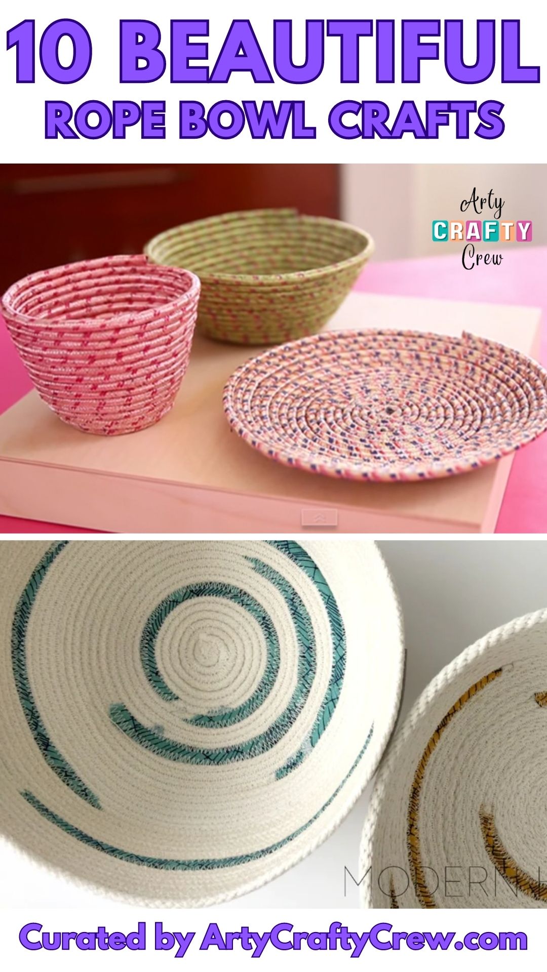 10 Rope Bowl Projects To Inspire You - Arty Crafty Crew