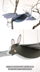 11 Spooky Paper Craft Bats For Your Halloween Setup - Arty Crafty Crew