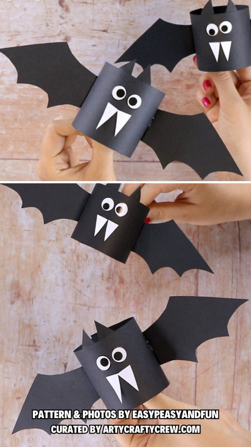 11 Spooky Paper Craft Bats For Your Halloween Setup - Arty Crafty Crew