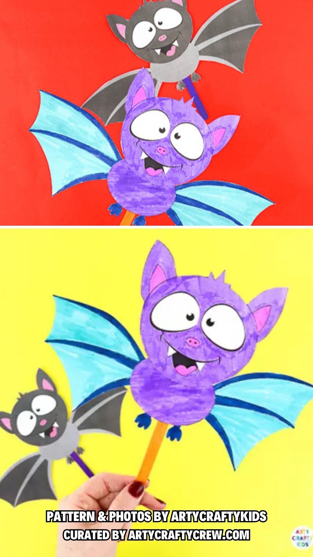 11 Spooky Paper Craft Bats For Your Halloween Setup - Arty Crafty Crew