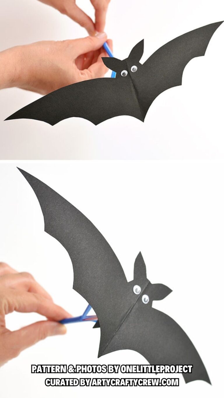 11 Spooky Paper Craft Bats For Your Halloween Setup - Arty Crafty Crew