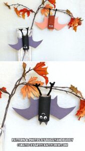 11 Spooky Paper Craft Bats For Your Halloween Setup - Arty Crafty Crew