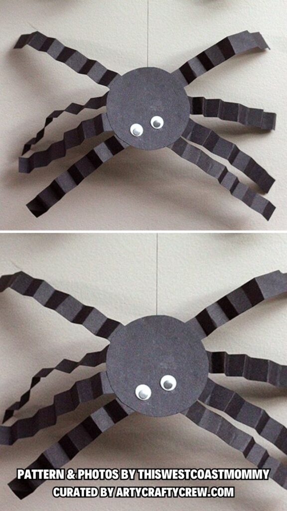 12 Cheap DIY Halloween Paper Spider Crafts - Arty Crafty Crew