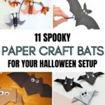 11 Spooky Paper Craft Bats For Your Halloween Setup - Arty Crafty Crew
