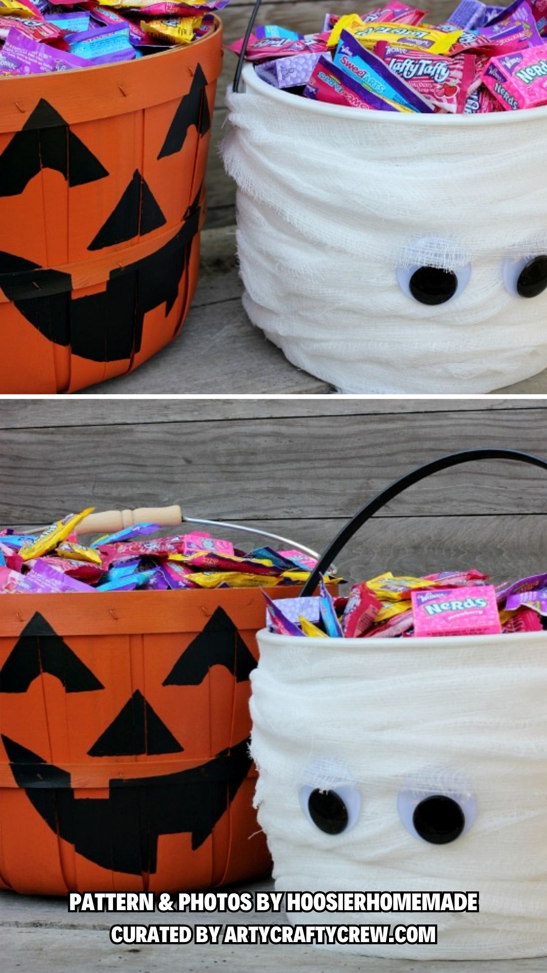 11 Kid Friendly Halloween DIY Buckets For Trick Or Treat - Arty Crafty Crew