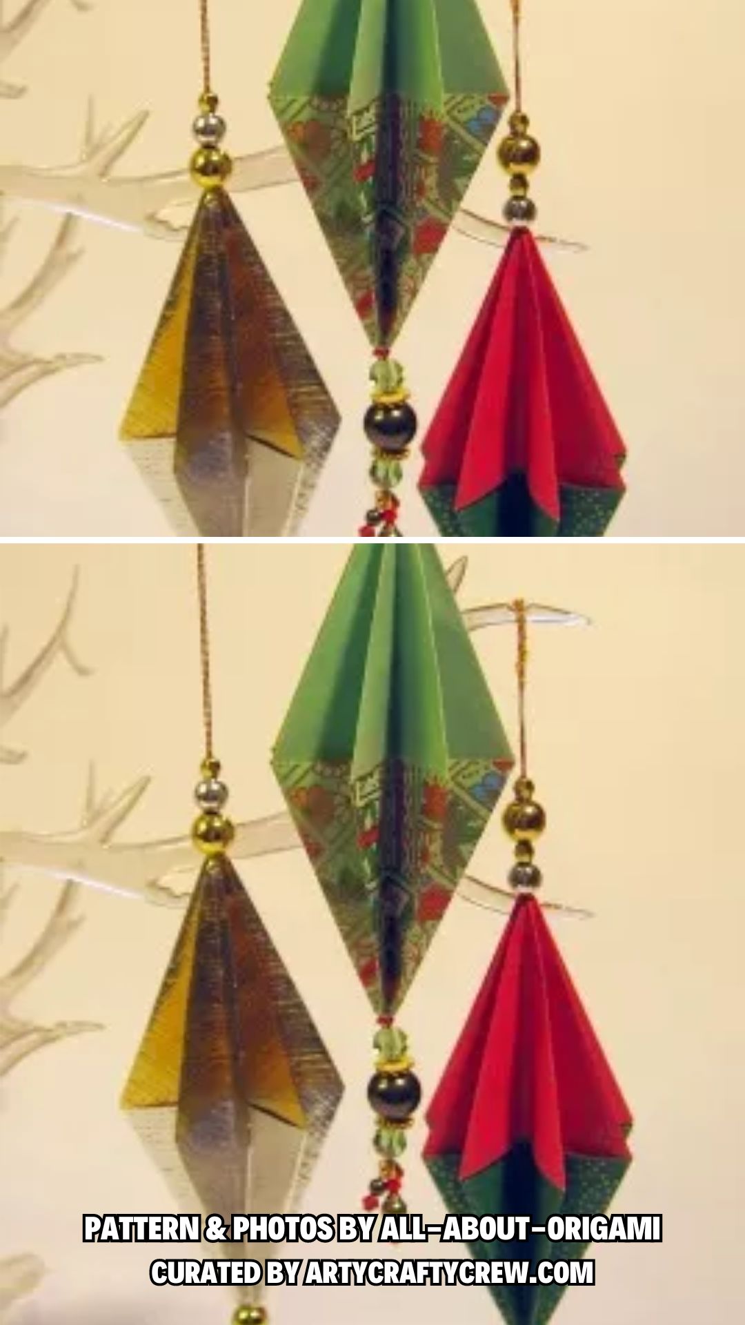 13 Christmas Origami Tutorials Even Kids Can Craft - Arty Crafty Crew