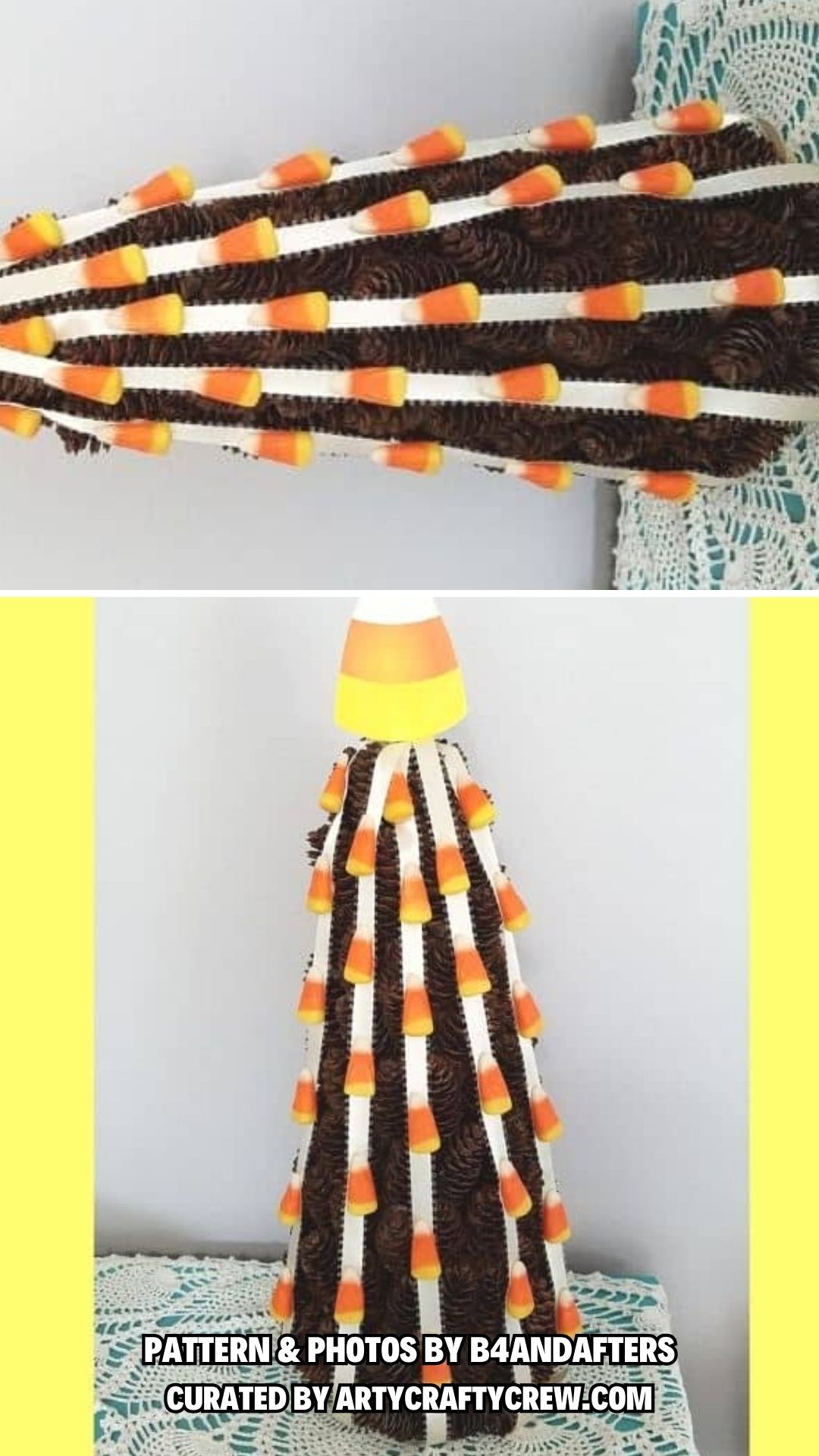 12 Adorable Candy Corn Inspired DIY Crafts For Fall - Arty Crafty Crew